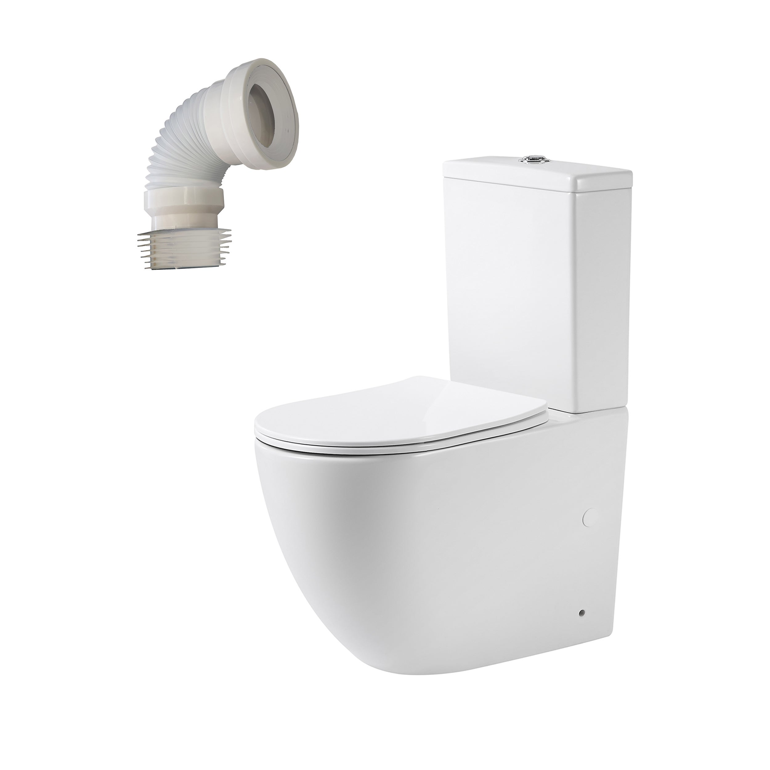 PACK WC A3 + MANCHON CONNECTEUR | CÉRAMIQUE | MANCHON EXTENSIBLE 150 ...