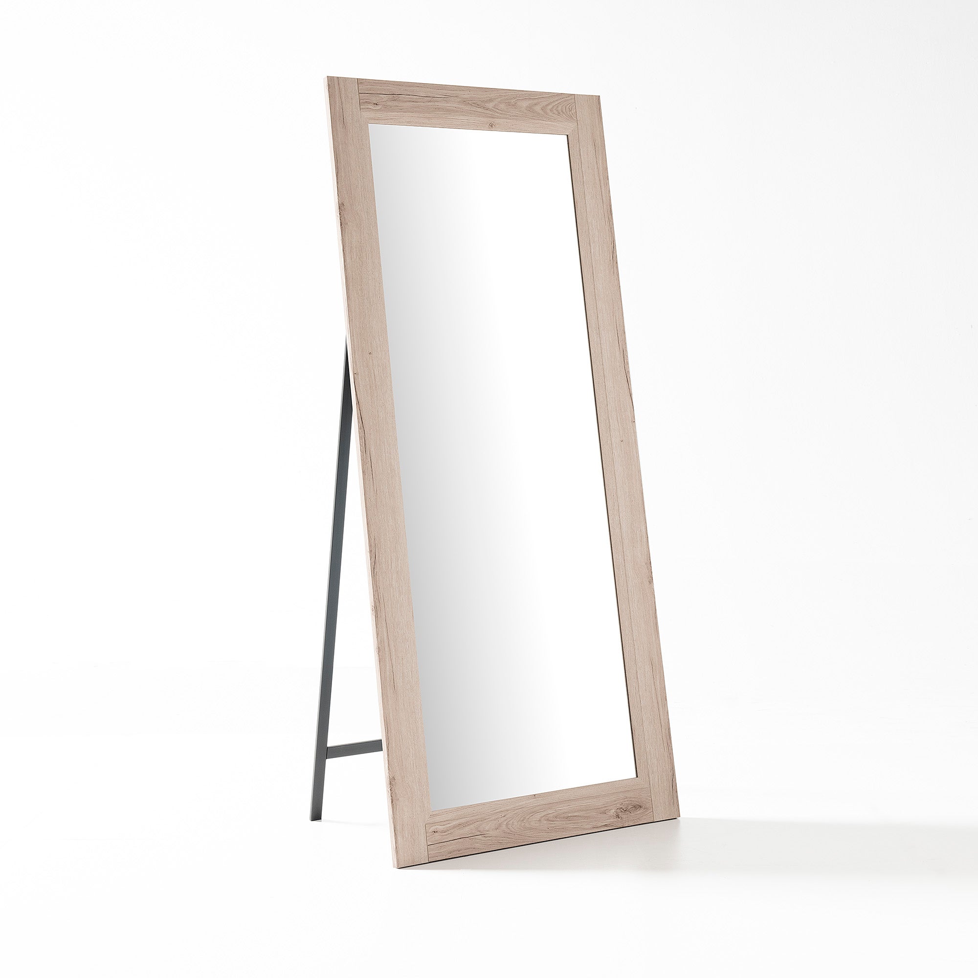 ARHome, Miroir de sol avec support Classic, 180 x 78, Chêne Naturel ...