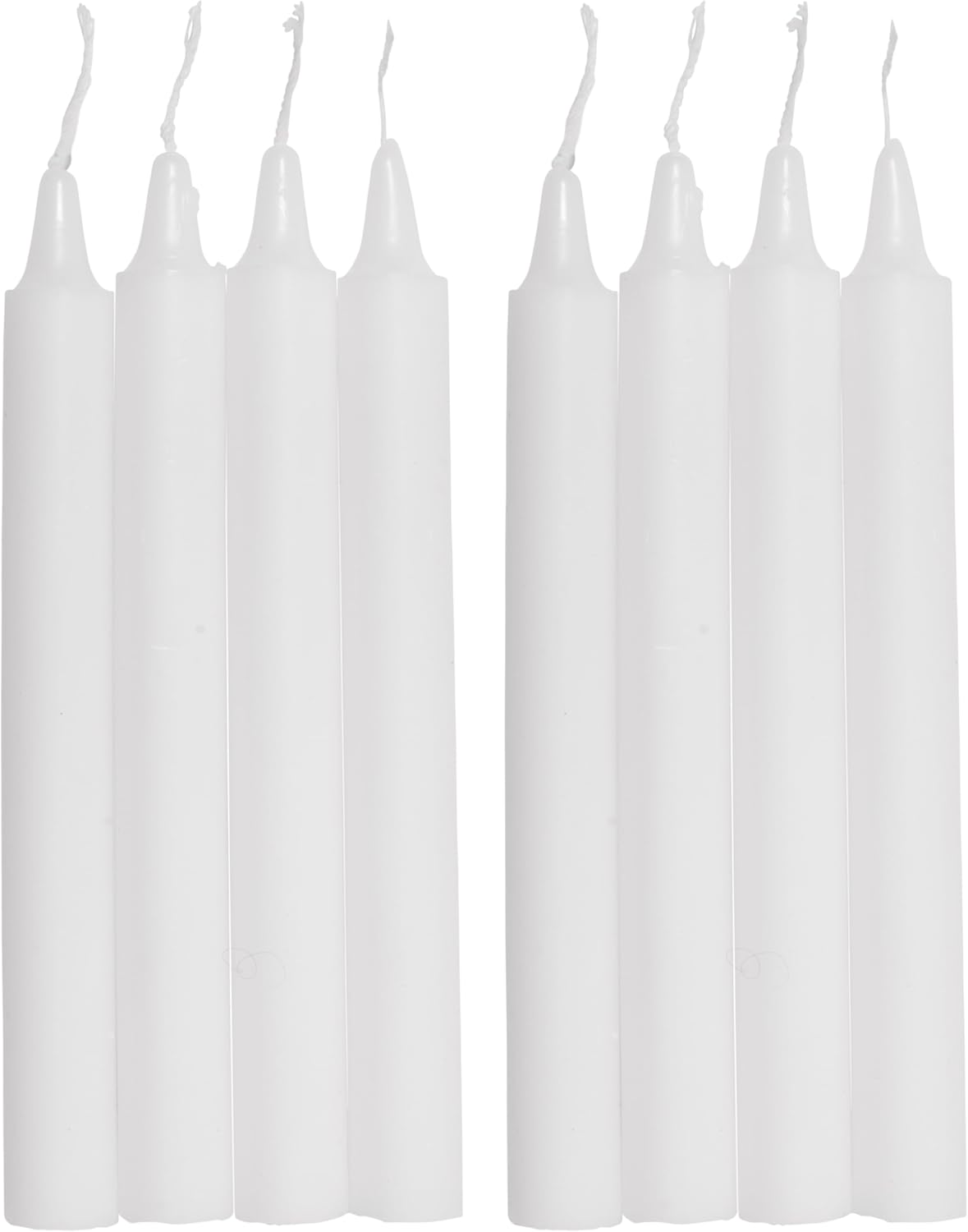 COM-FORT HOUSE- Vela de mesa Blanca - Pack velas de 8 Unidades - Velas ...