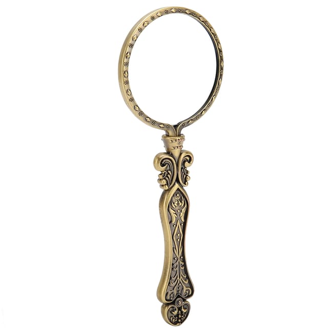 Exquisita lupa retro portátil 3X, para estudiantes y personas mayores ...