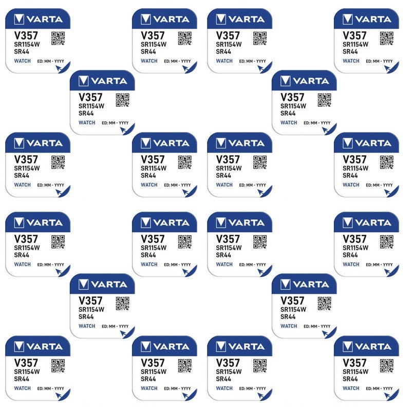 20 piles Varta 357 SR44W | Leroy Merlin