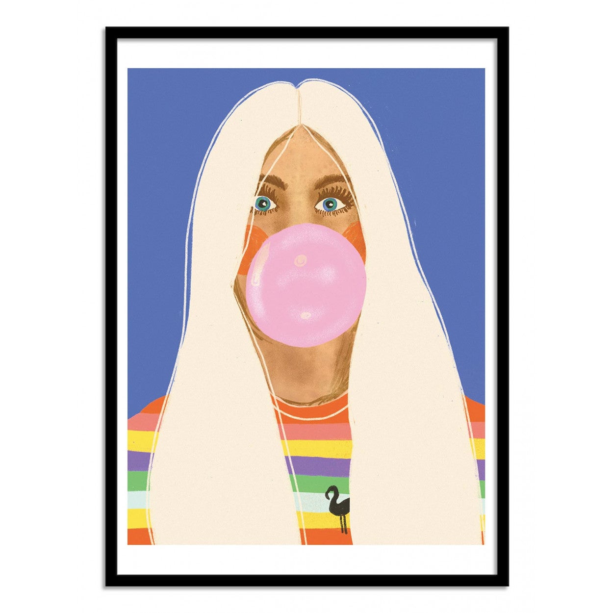 Art-Poster - Candy - Gigi Rosado - avec cadre noir 50 x 70 cm | Leroy ...