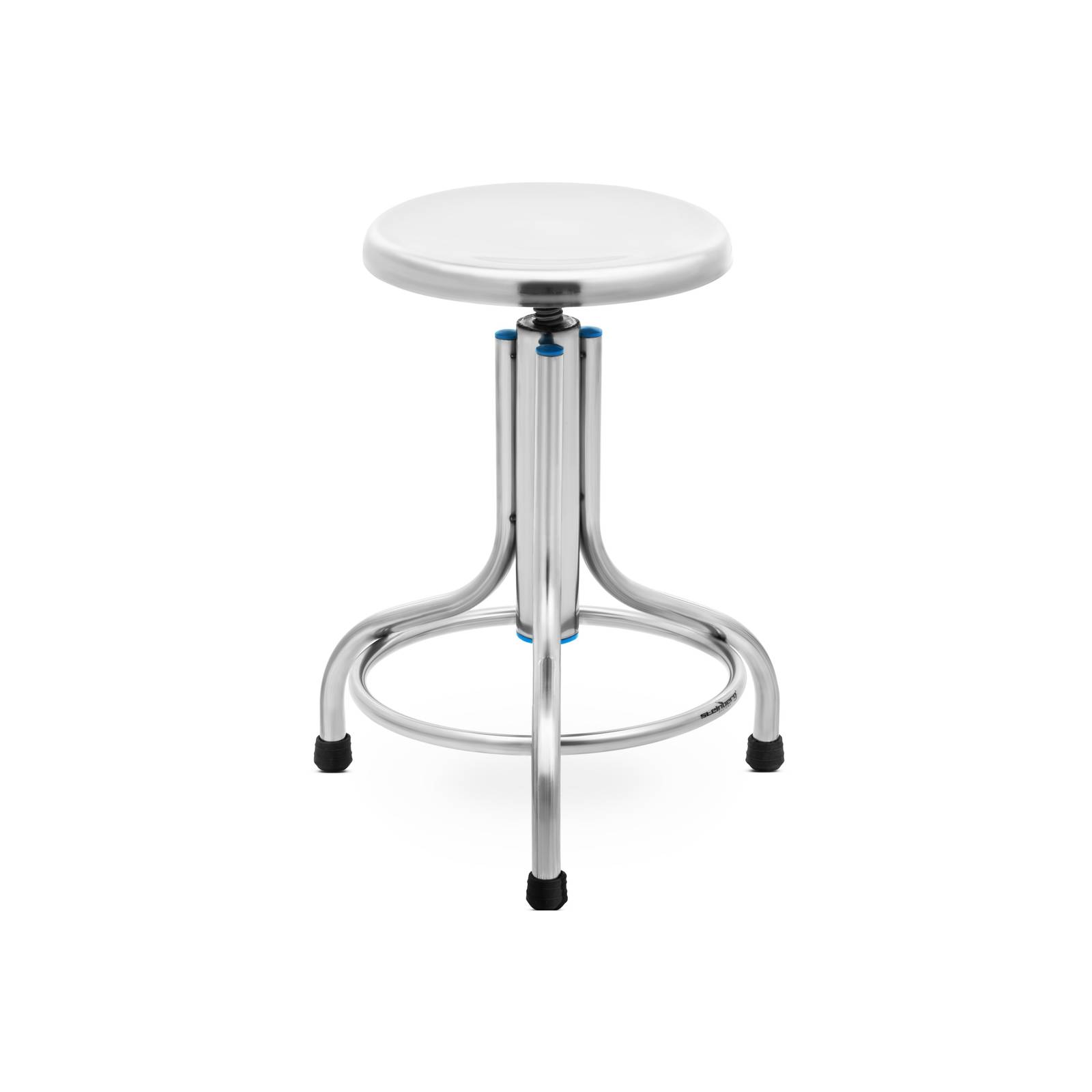 Tabouret labo - Steinberg Systems - Matériau : inox - Siège : Ø 29cm ...