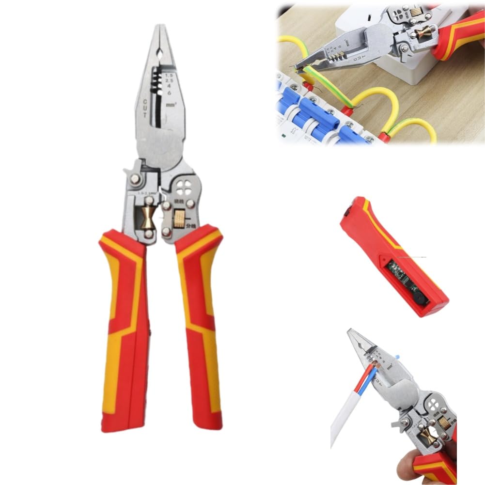 9 w 1 ściągacz izolacji z funkcją pomiaru prądu, wielofunkcyjny ...