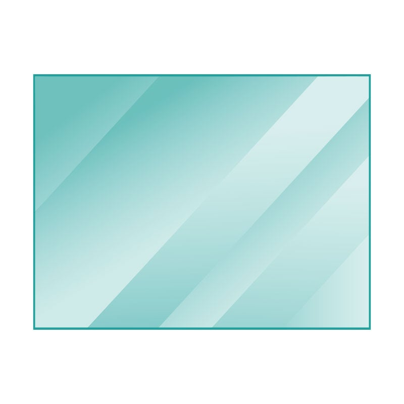 Vitre Rectangle pour Godin 695 (vitre latérale) | Leroy Merlin