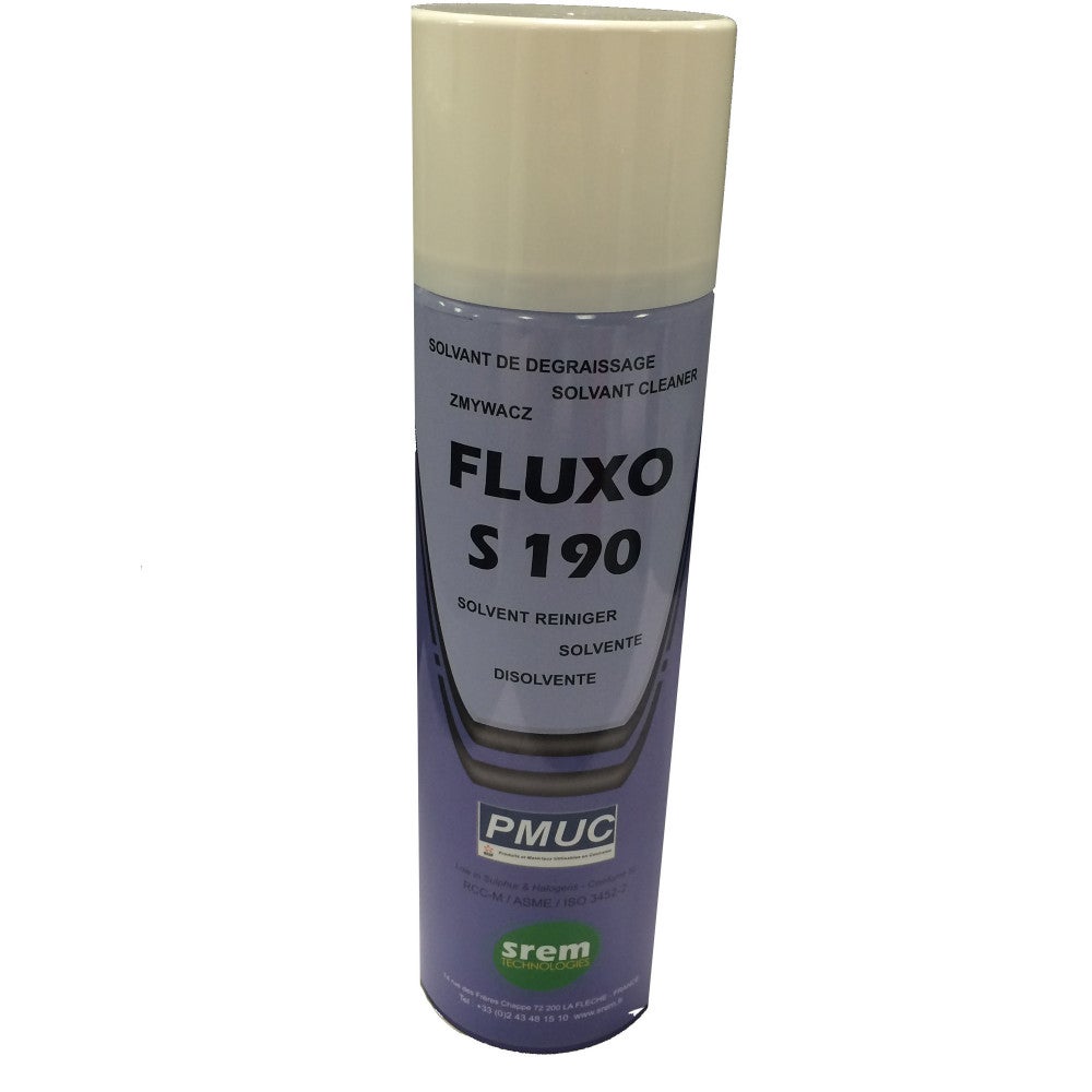 Solvant aérosol FLUXO S190 500 ml pour inspection par ressuage | Leroy ...