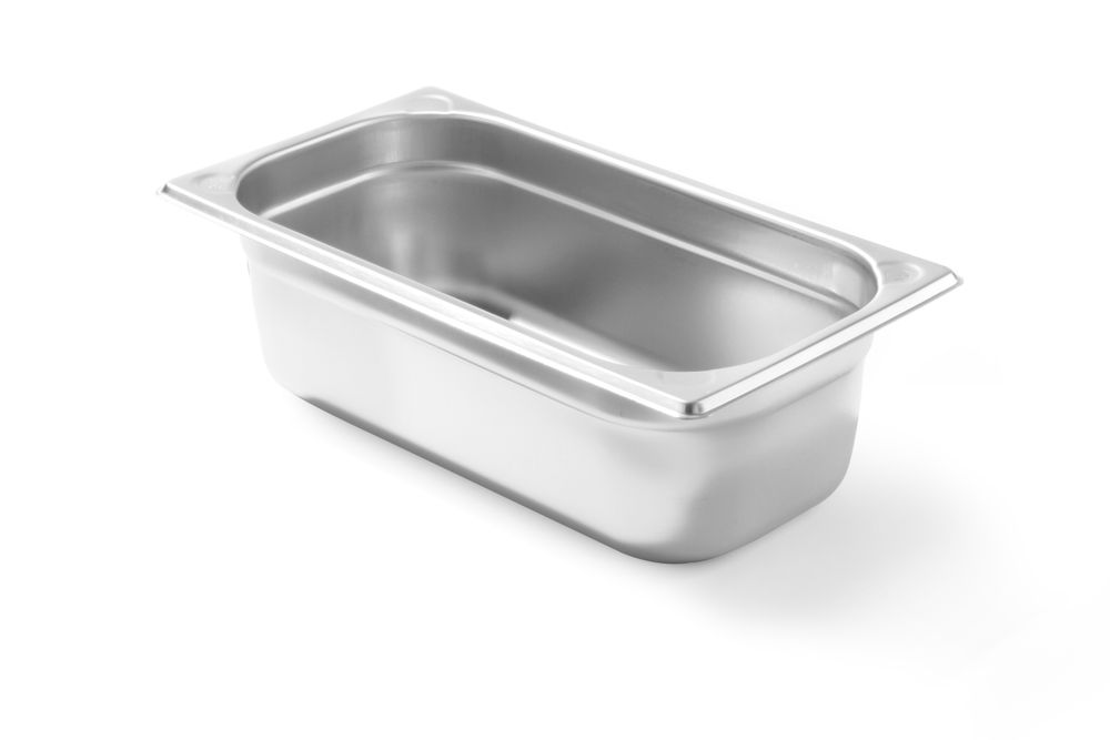 Bac GN 1/3 Kitchen Line - Hendi - Gris - l17.6- L32.5- P10- h10- Inox ...