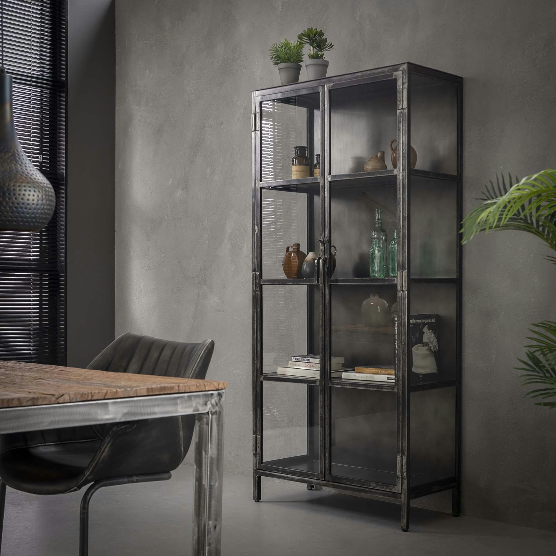 Vitrine industrielle métal verre ROADIES | Leroy Merlin