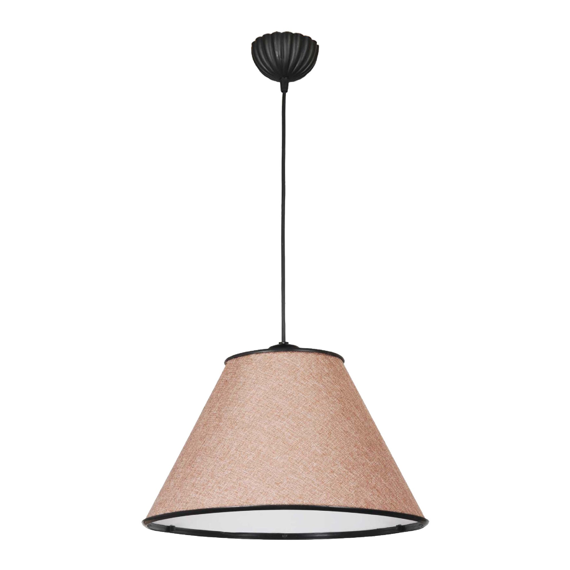 Suspension Clitheroe 70 x 35 x 35 cm E27 noir rose-beige [lux.pro ...
