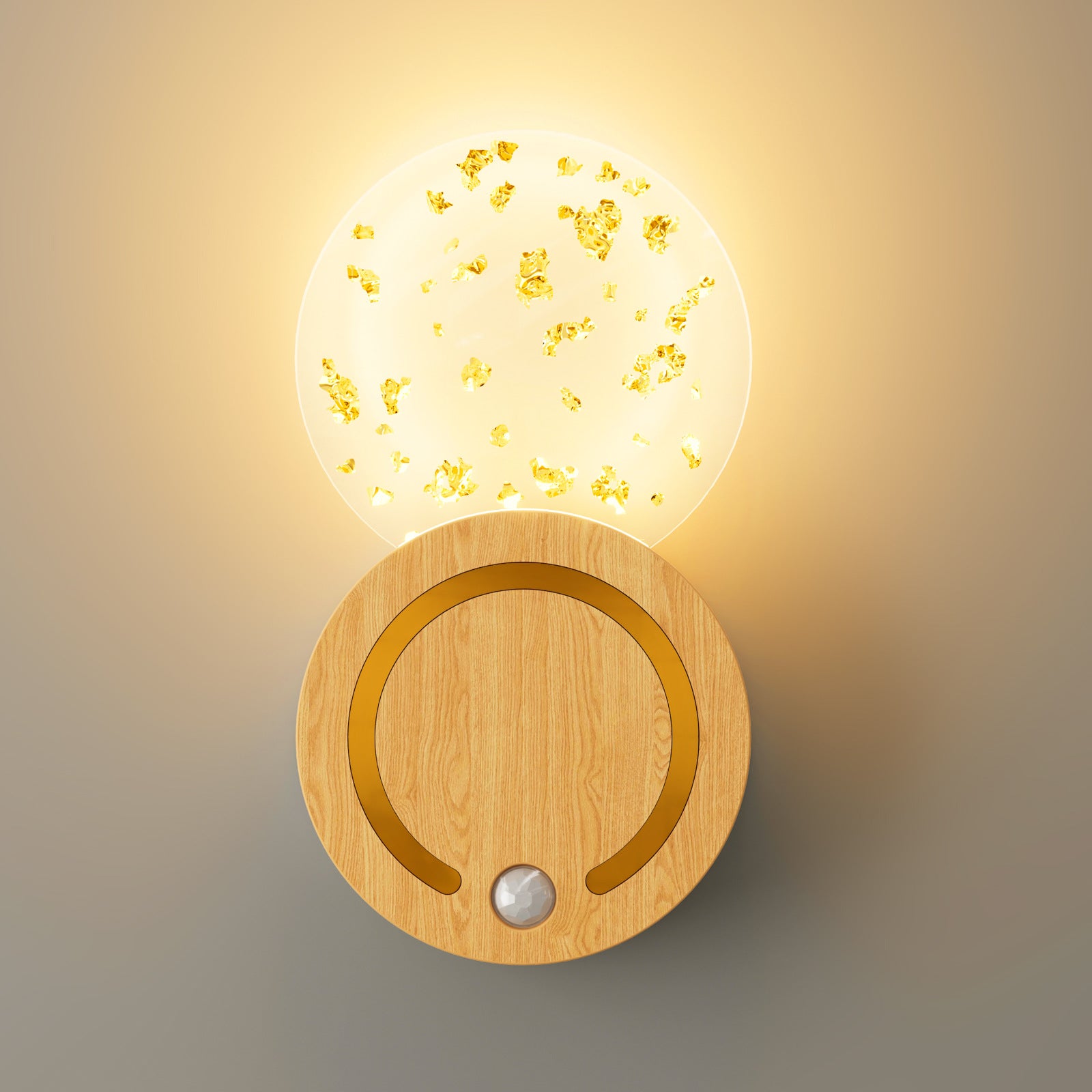 Aplique LED de pared para interior con sensor de movimiento de 120 ...