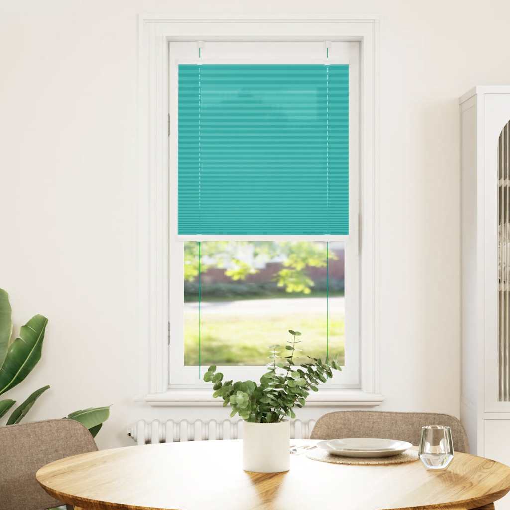 Store plissé enrouleur vert pétrole 65x150 cm écran de 64,4 cm de large ...