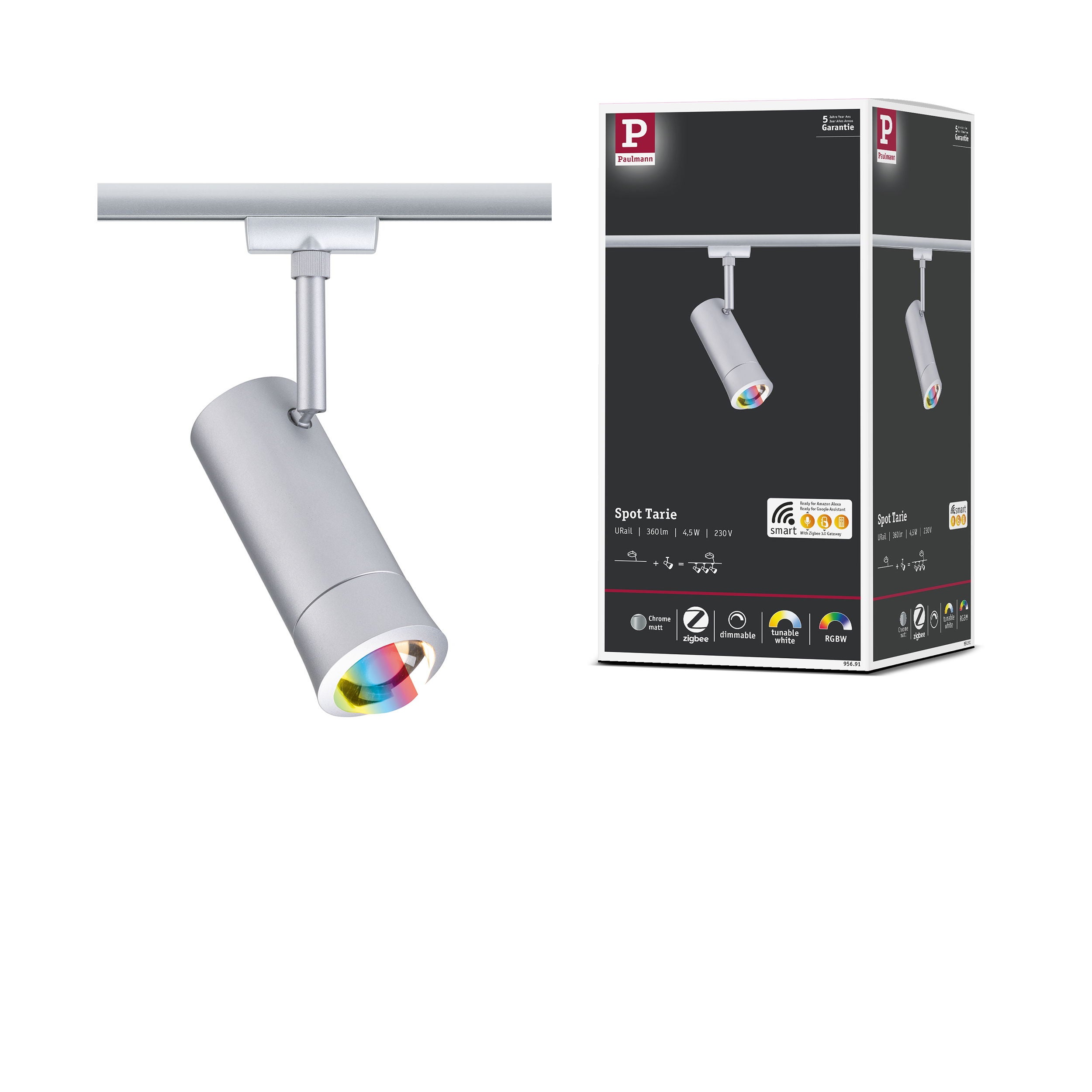 URail Spot Smart Home Zigbee 3.0 Tarie RGBW 230lm 4,5W RGBW+ gradable ...