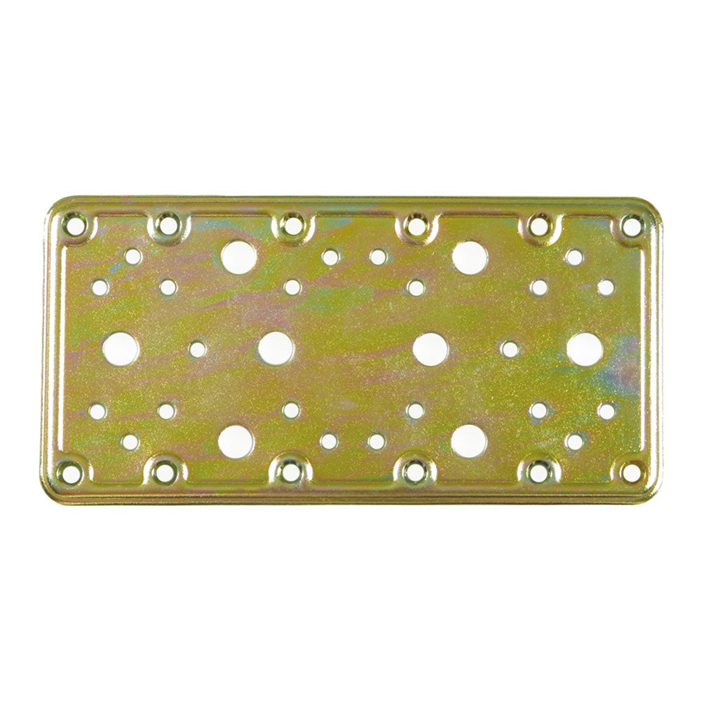 Placa de unión 200x100mm acero bicromatado - AMIG - 88063 | Leroy Merlin