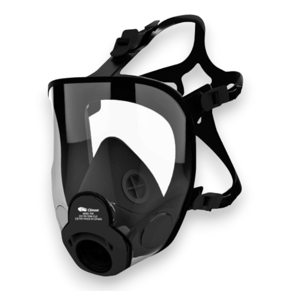 Máscara completa con visera de policarbonato contra impactos de ...
