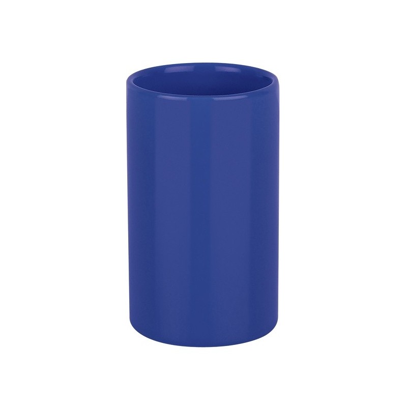 Gobelet Céramique TUBE Bleu Marine Spirella | Leroy Merlin