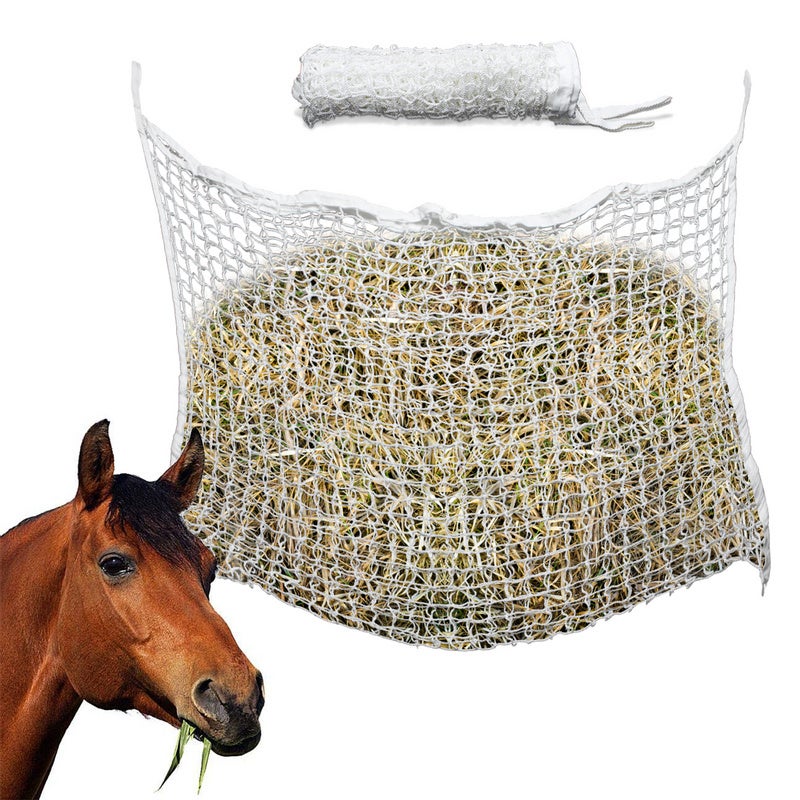 Filet à Foin 160 x 100 cm Mailles pour Cheval Pour une alimentation ...