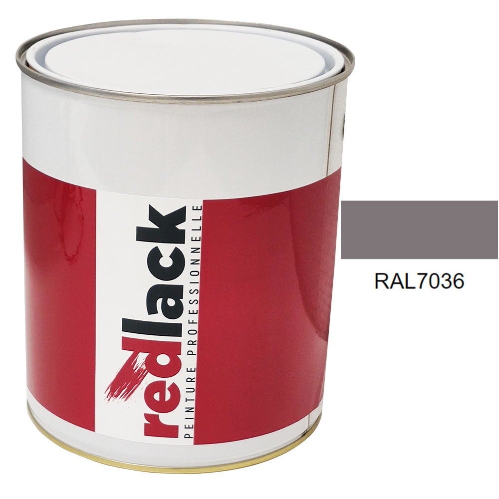 Pintura gris platino RAL 7036 Mate multisoporte 3L Redlack | Leroy Merlin