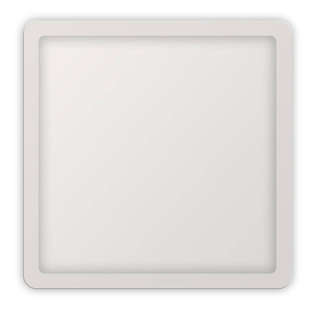 Downlight LED cuadrado empotrable SLIM 20W - Diámetro ajustable ...