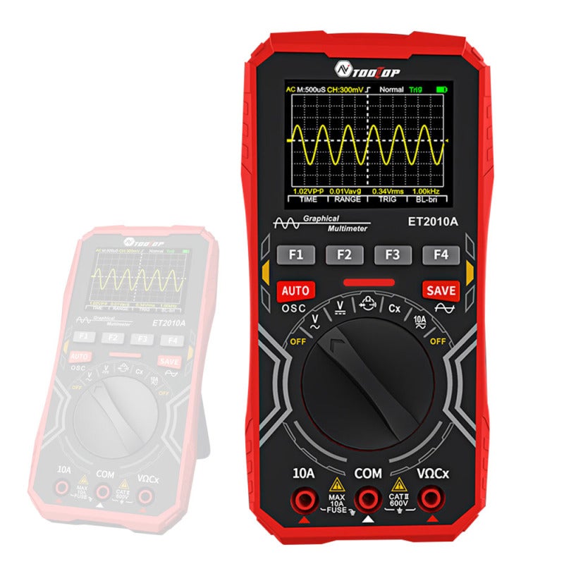 Oscilloscope et multimètre 2 en 1, bande passante de 1 MHz ET2010A ...