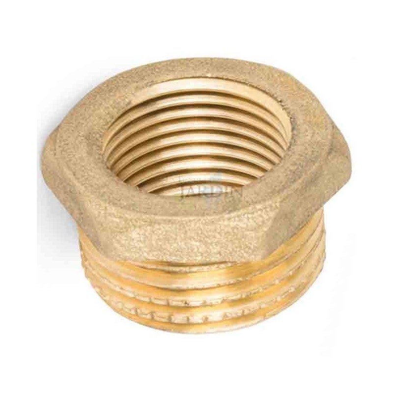 Tuerca latón 1/2'' x 1/4'' | Accesorio laton Aenor | Reductor de latón ...
