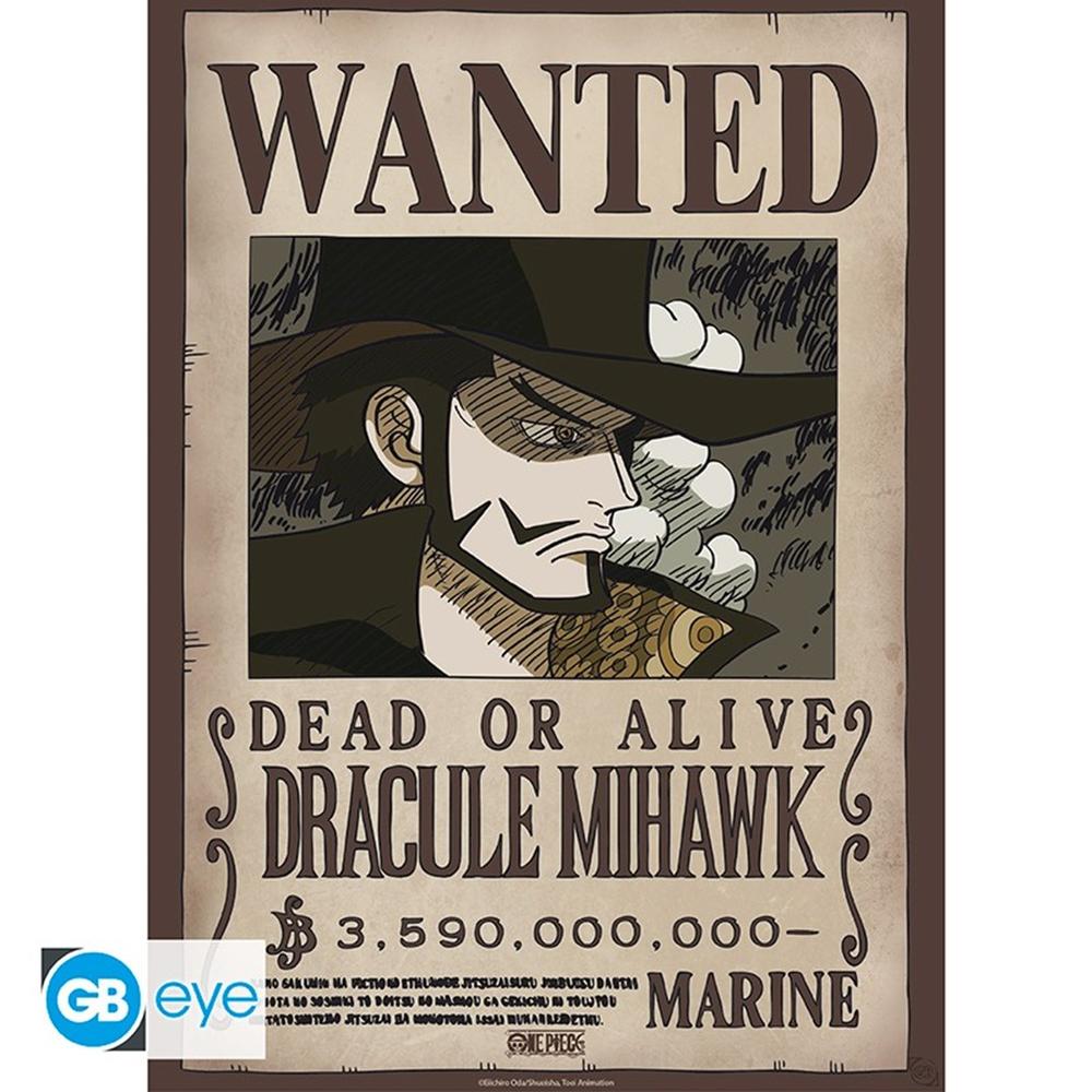 Poster gb eye chibi one piece wanted mihawk wano | Leroy Merlin
