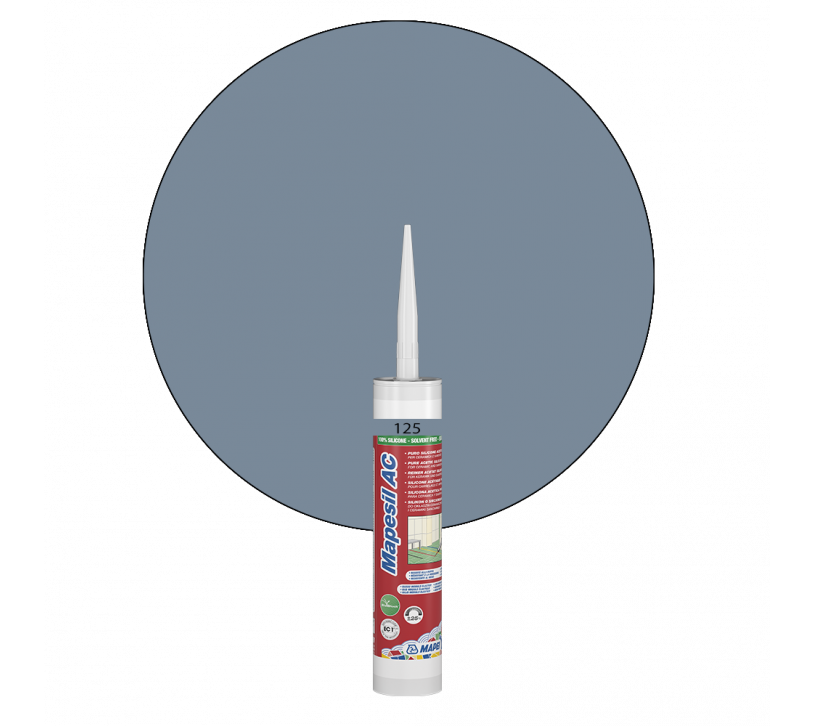 MAPESIL AC MAPEI - 310 ml - 125 Gris chateau | Leroy Merlin