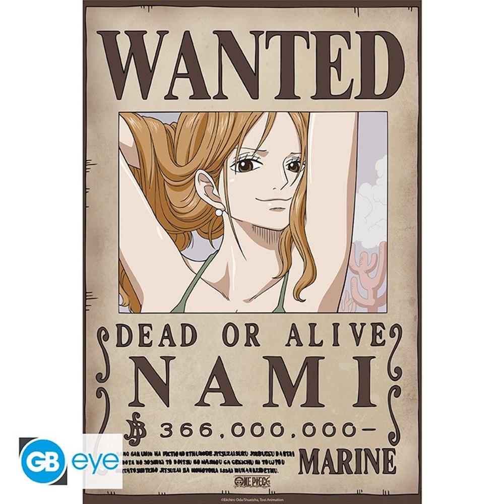 Poster gb eye chibi one piece wanted nami wano | Leroy Merlin