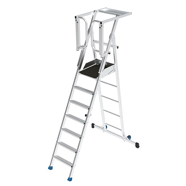 PIRL pliant 7 marches avec stabilisateurs - Hauteur max. travail 3.75m - PIRL7RM-PS | Leroy Merlin