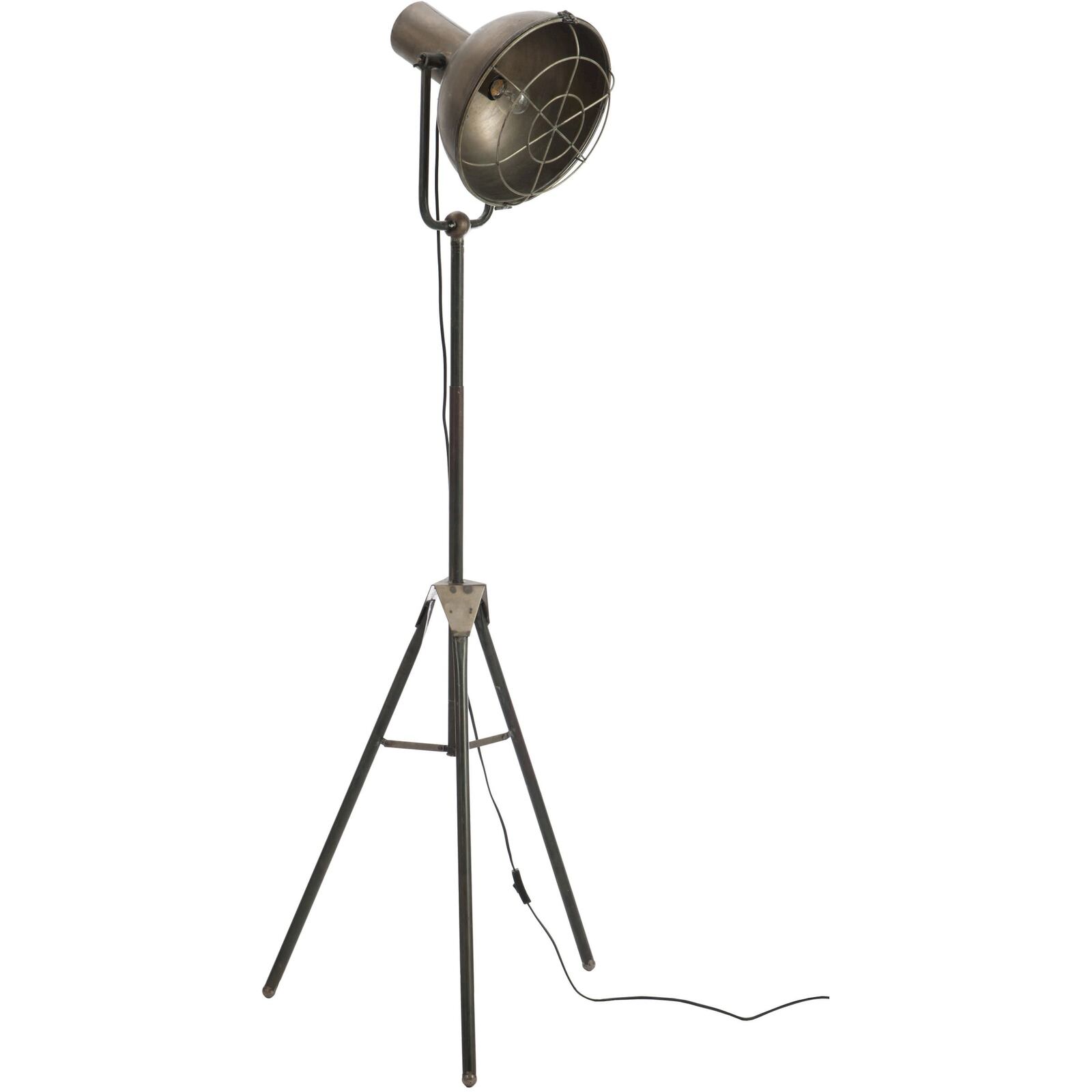 Lampadaire rond metal billimari 58 x 58 x 150 cm Gris | Leroy Merlin