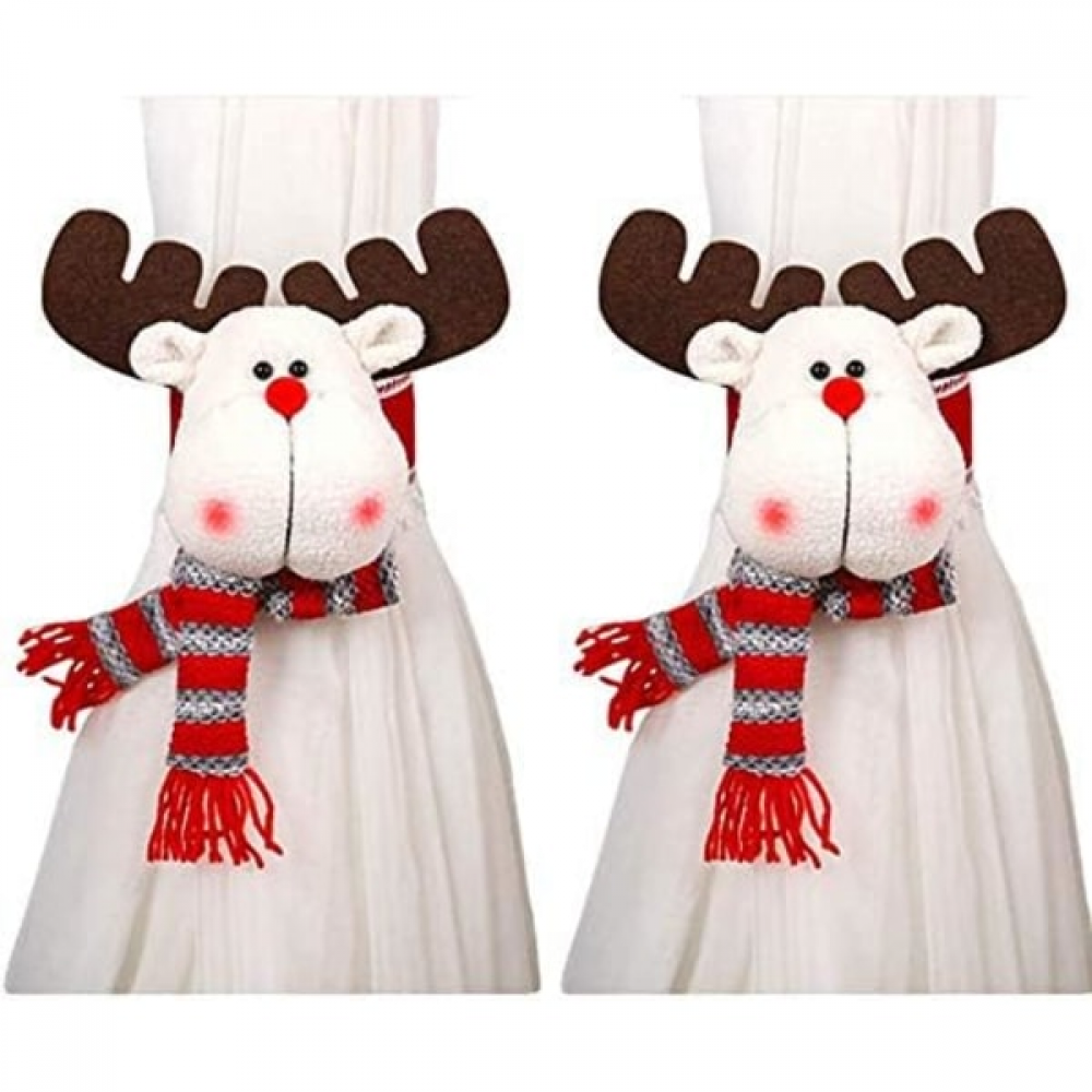 Boucle de rideau de Noël - élan, joli anneau de rideau | Leroy Merlin