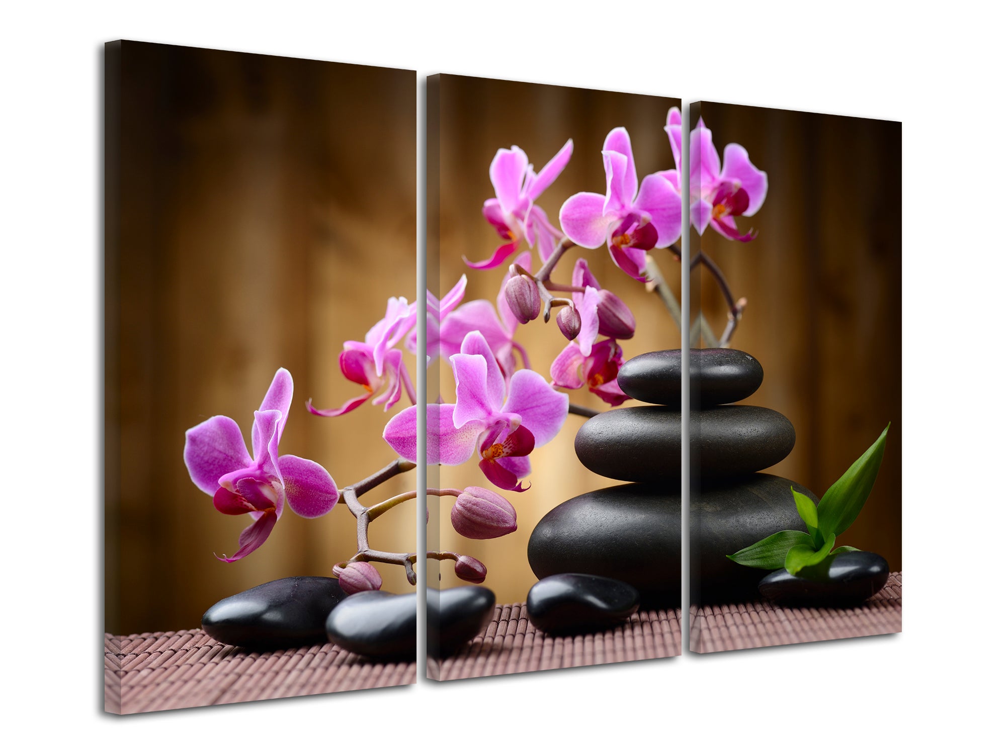DECLINA, Tableau toile imprimée Zen, Tableau toile deco Orchidées et ...