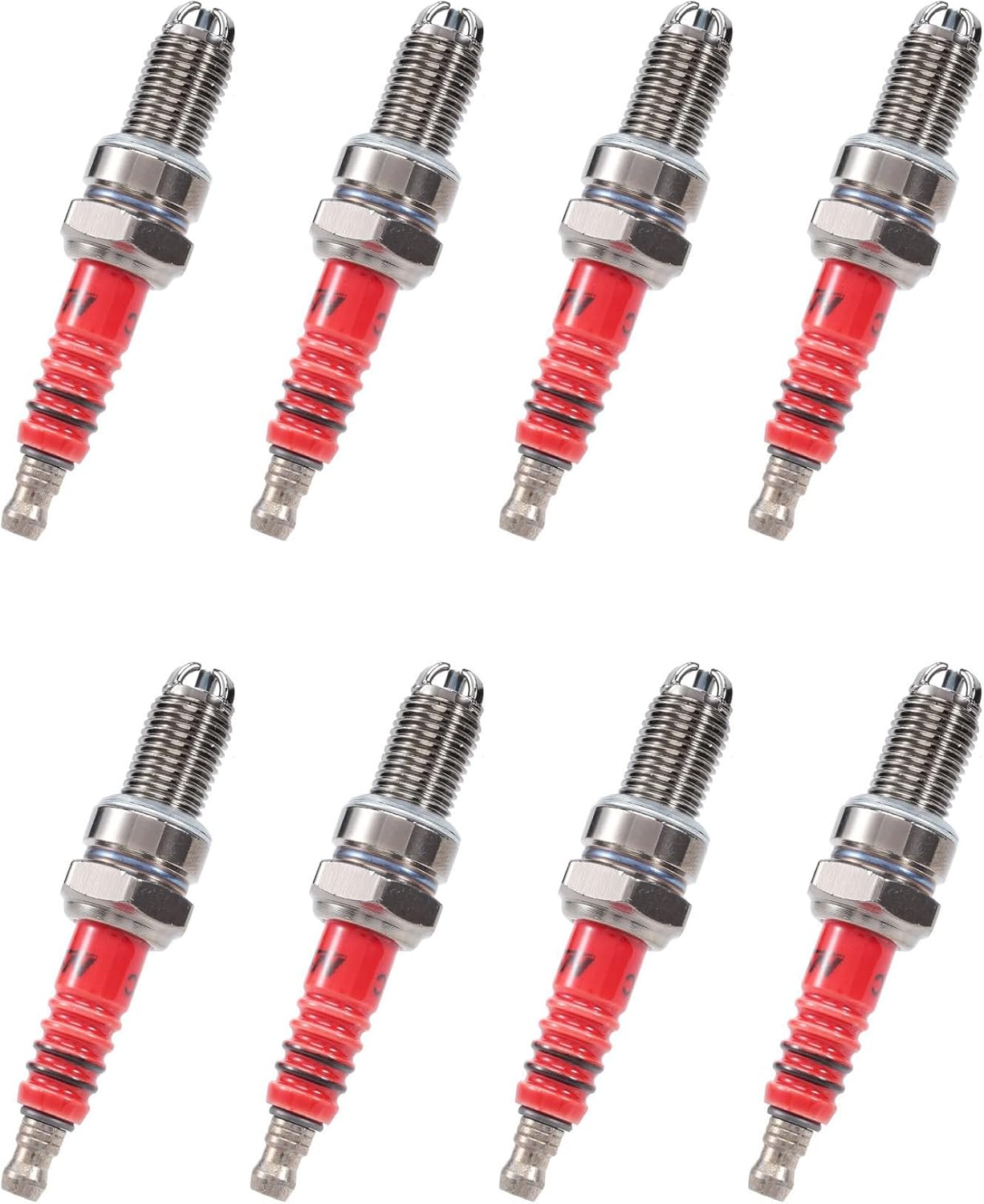 8 PièCes SéRies 3 Électrodes Bougie D'Allumage D8TC pour 125Cc 150Cc ...