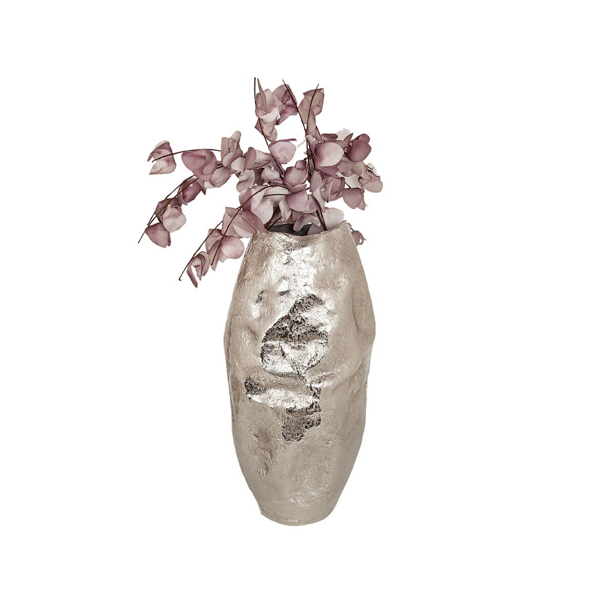 Vase Romimex Argenté Aluminium 19 x 46 x 19 cm | Leroy Merlin