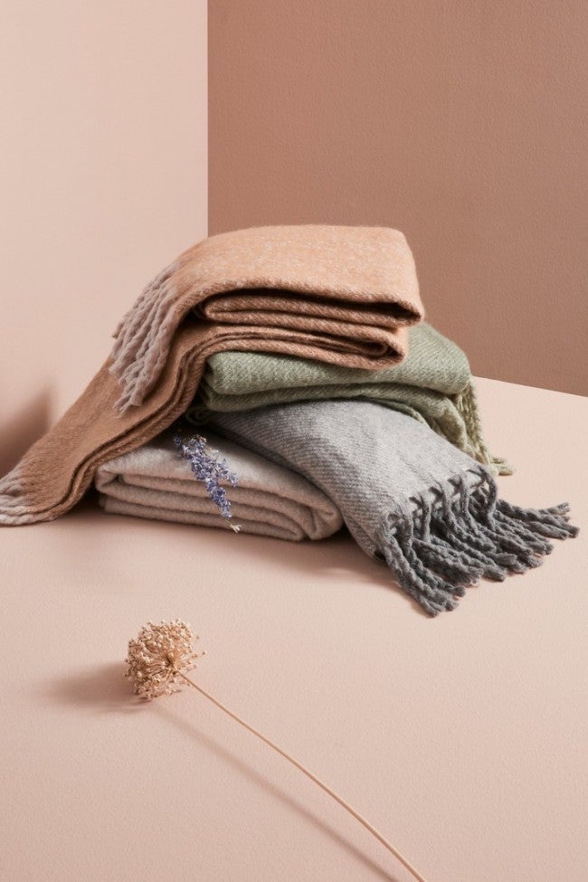 4x Couverture Wilton camel 127x152 | Leroy Merlin