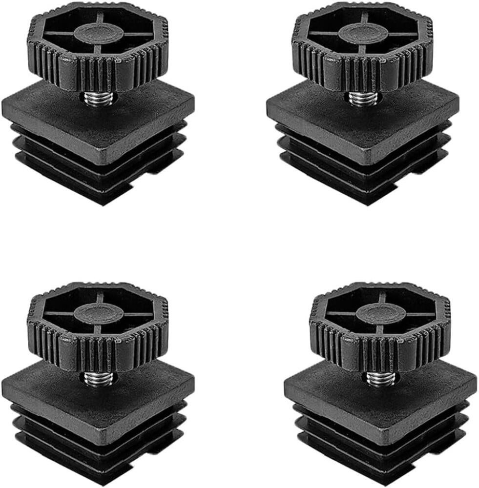 Lot de 4 embouts de nivellement pour pieds de chaise en tube carré ...