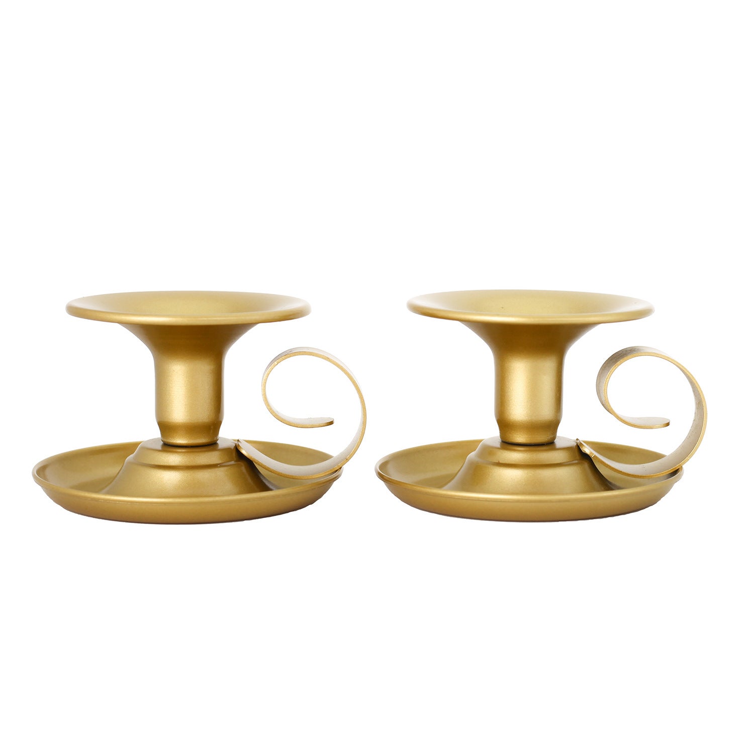 Candelabros Juego de 2 Candelabros de Hierro Forjado Candelabros ...