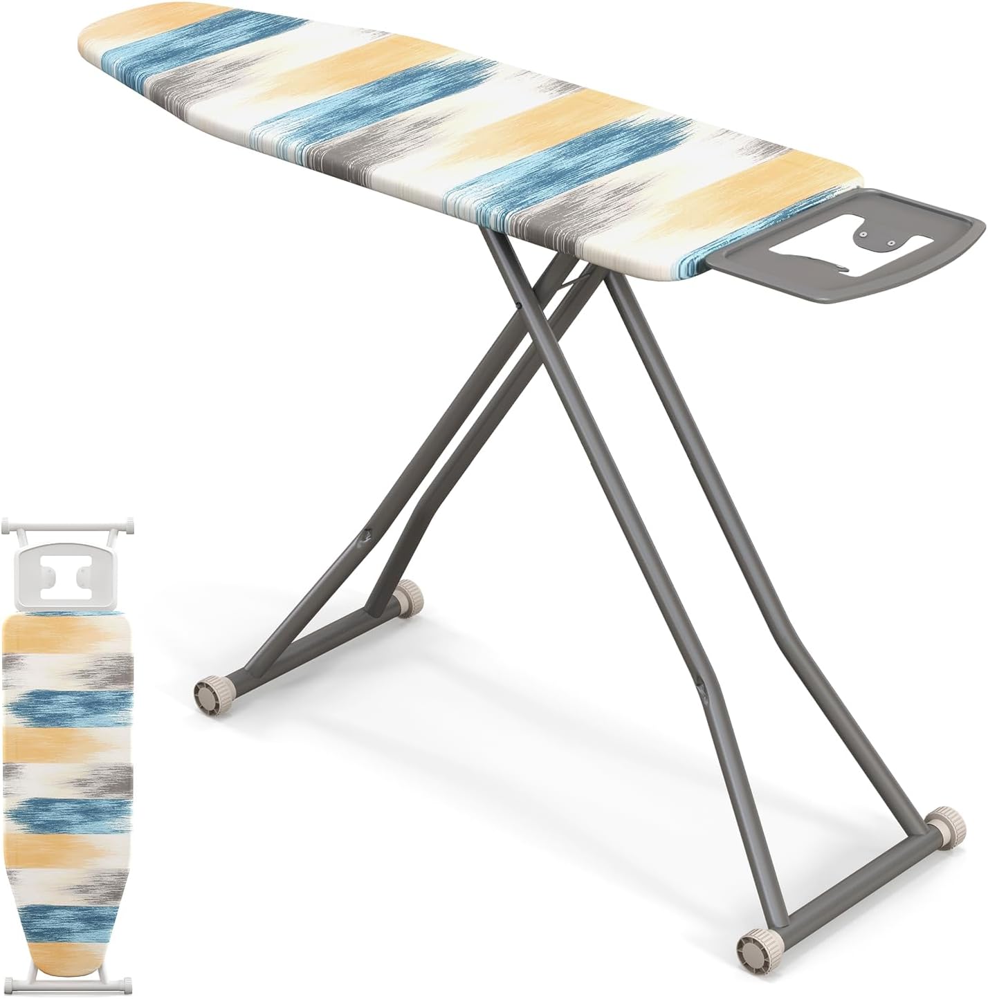 Table à Repasser Pliable avec Repose-Fer, Planche à Repasser Pliable, 7 ...