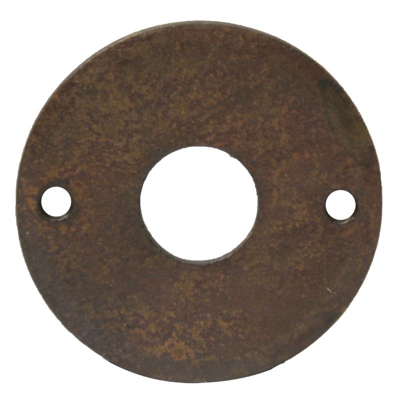 Rosace ronde fer - Décor : Rouillé ciré - Modèle : Bec de cane ...