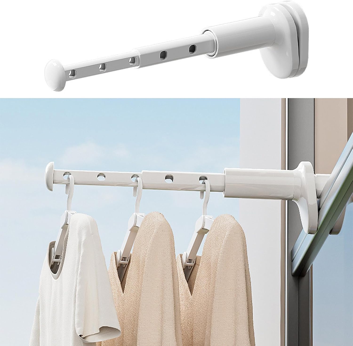 Blanc, Etendoir Mural, Séchoir à Linge Portable pour Voyage, Petit ...