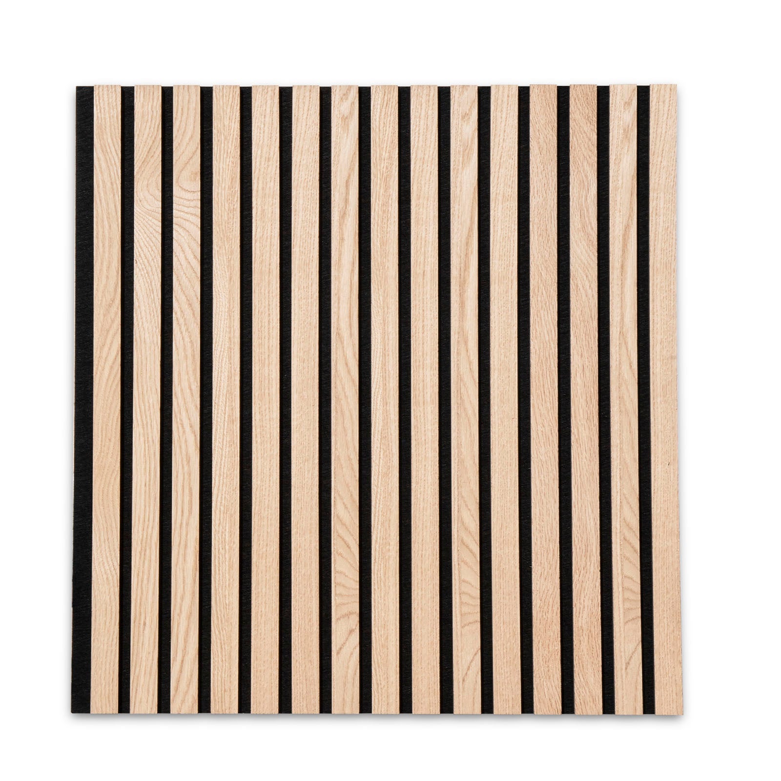 Panneaux acoustiques en aspect bois – 1 Pièce, 60 x 60 cm, White Oak ...