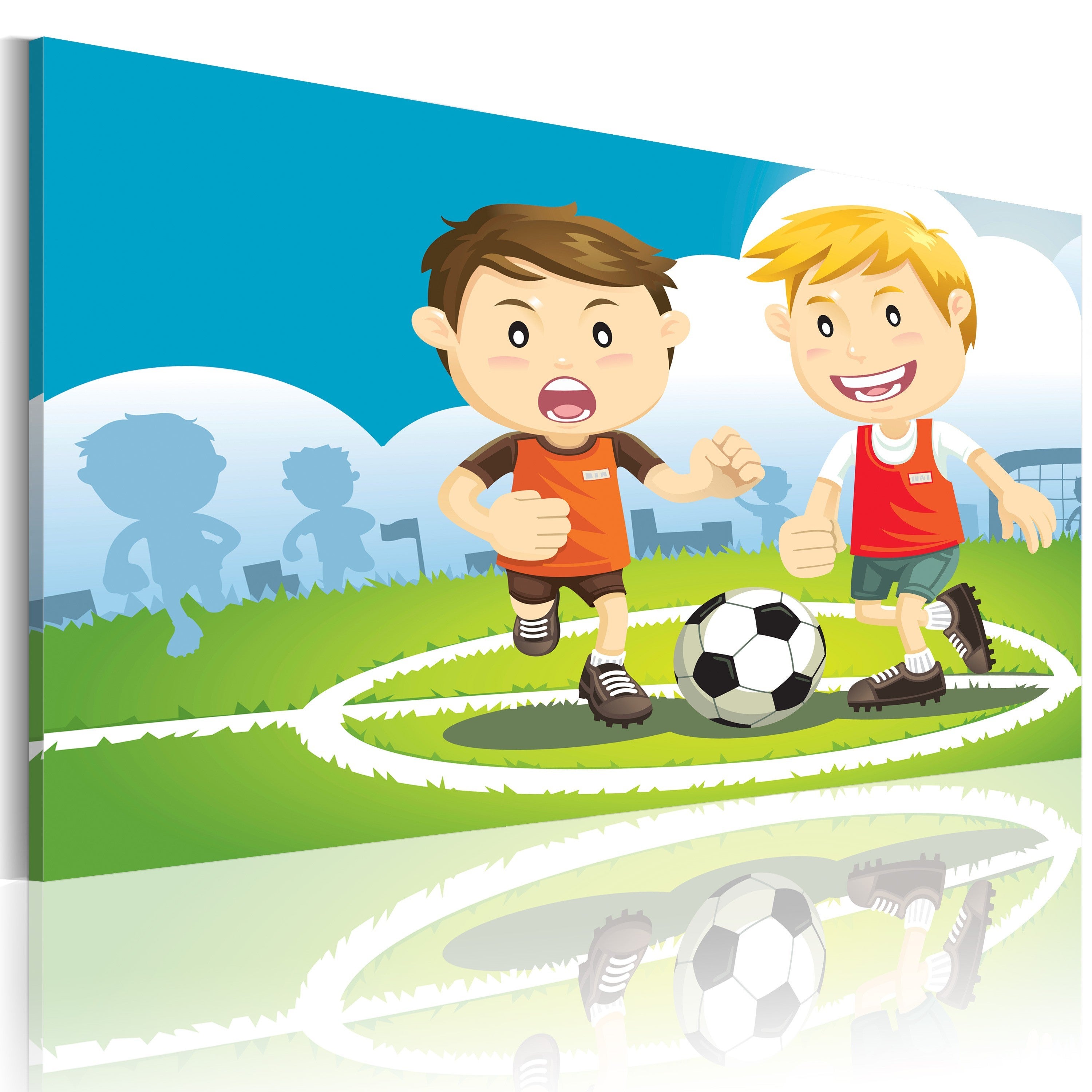 Tableau Joue avec nous - L 60 x H 40 cm | Leroy Merlin