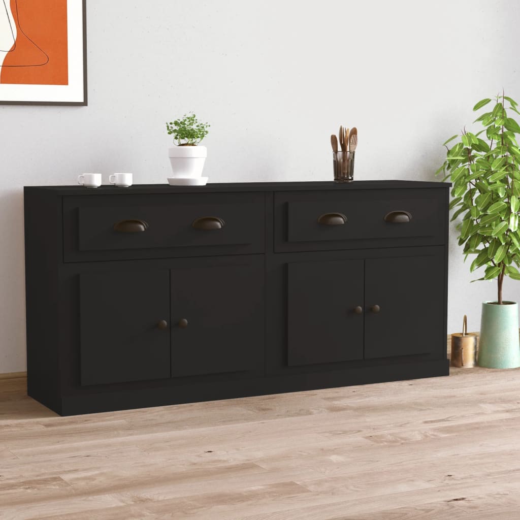 Lot de 2 Buffets，Meuble de Rangement，Bahut pour Salon, Salle à Manger ...