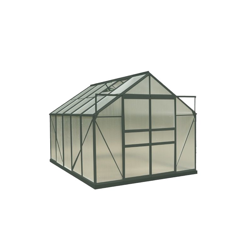 Serre en aluminium Foresta SR3024, 244 x 305 cm, 7,44 m², polycarbonate ...