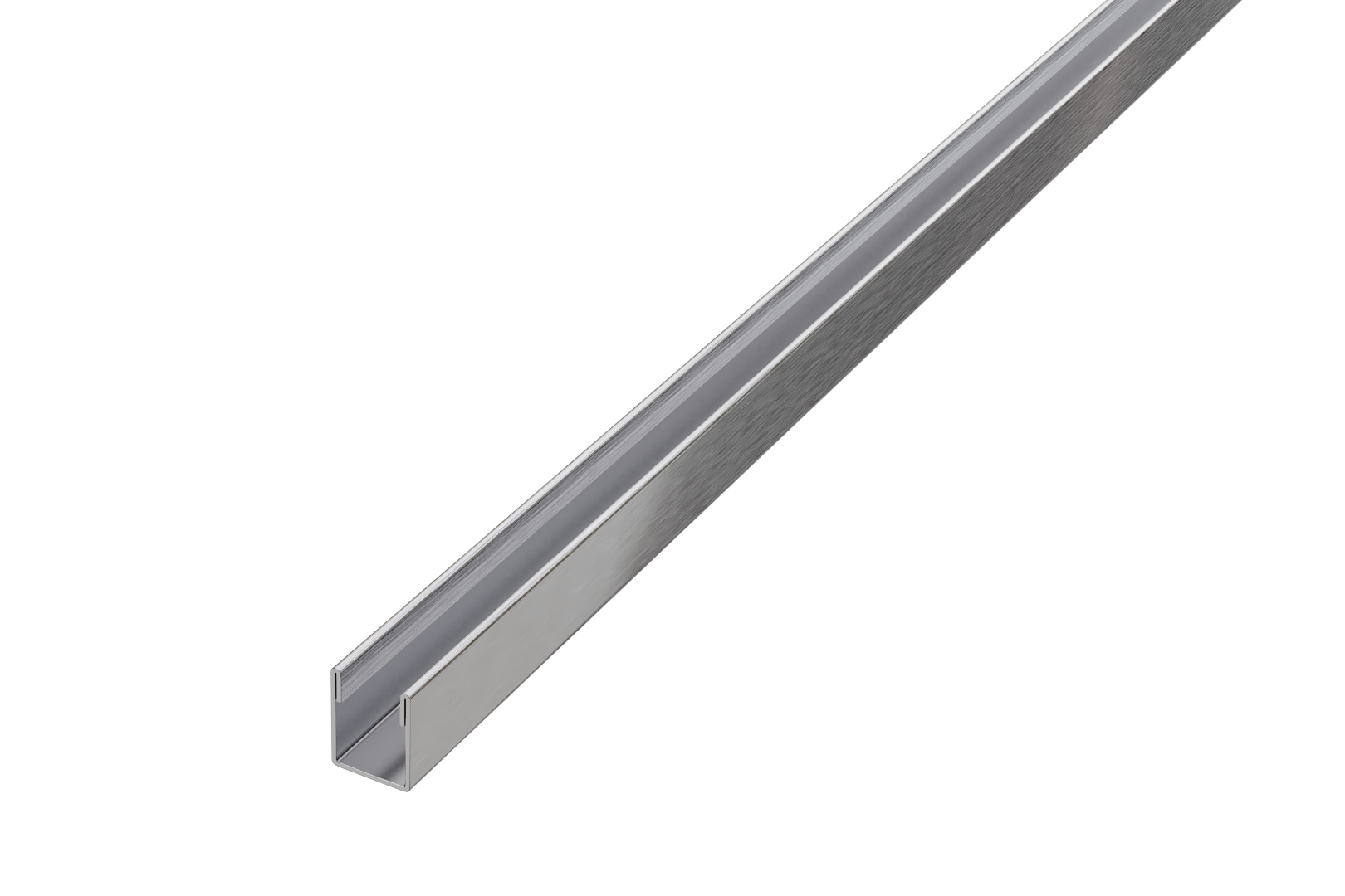 Profilé inox pour montage verre de douche 8-10mm épaisseur 11mm x ...