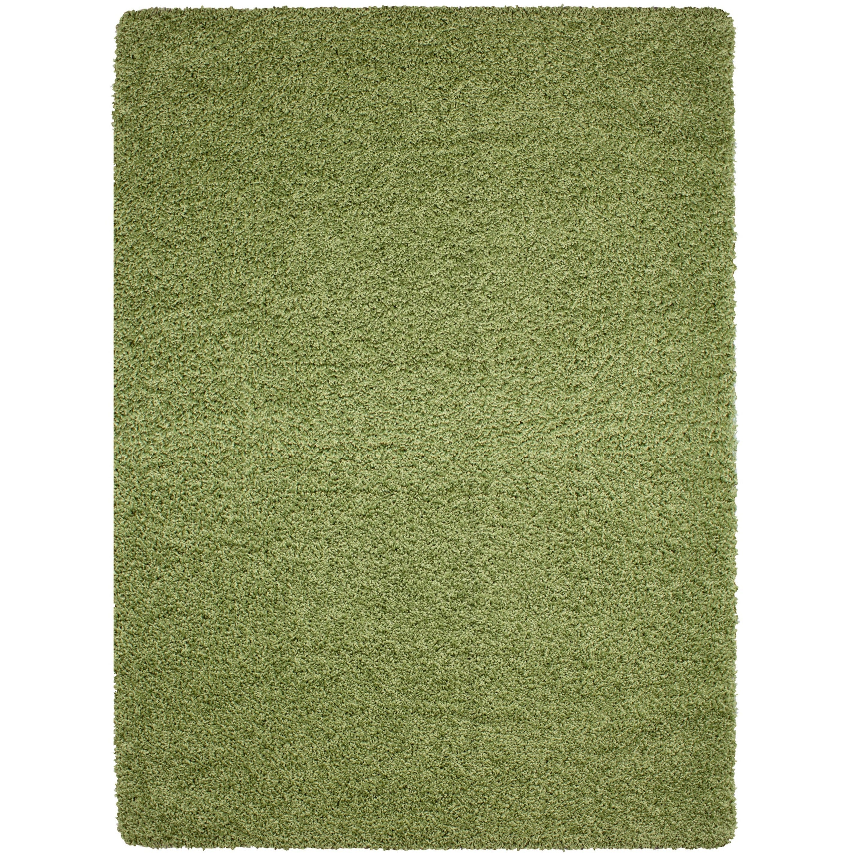 SHAGGY - Tapis Uni à poils longs - Vert 200 x 290 cm | Leroy Merlin