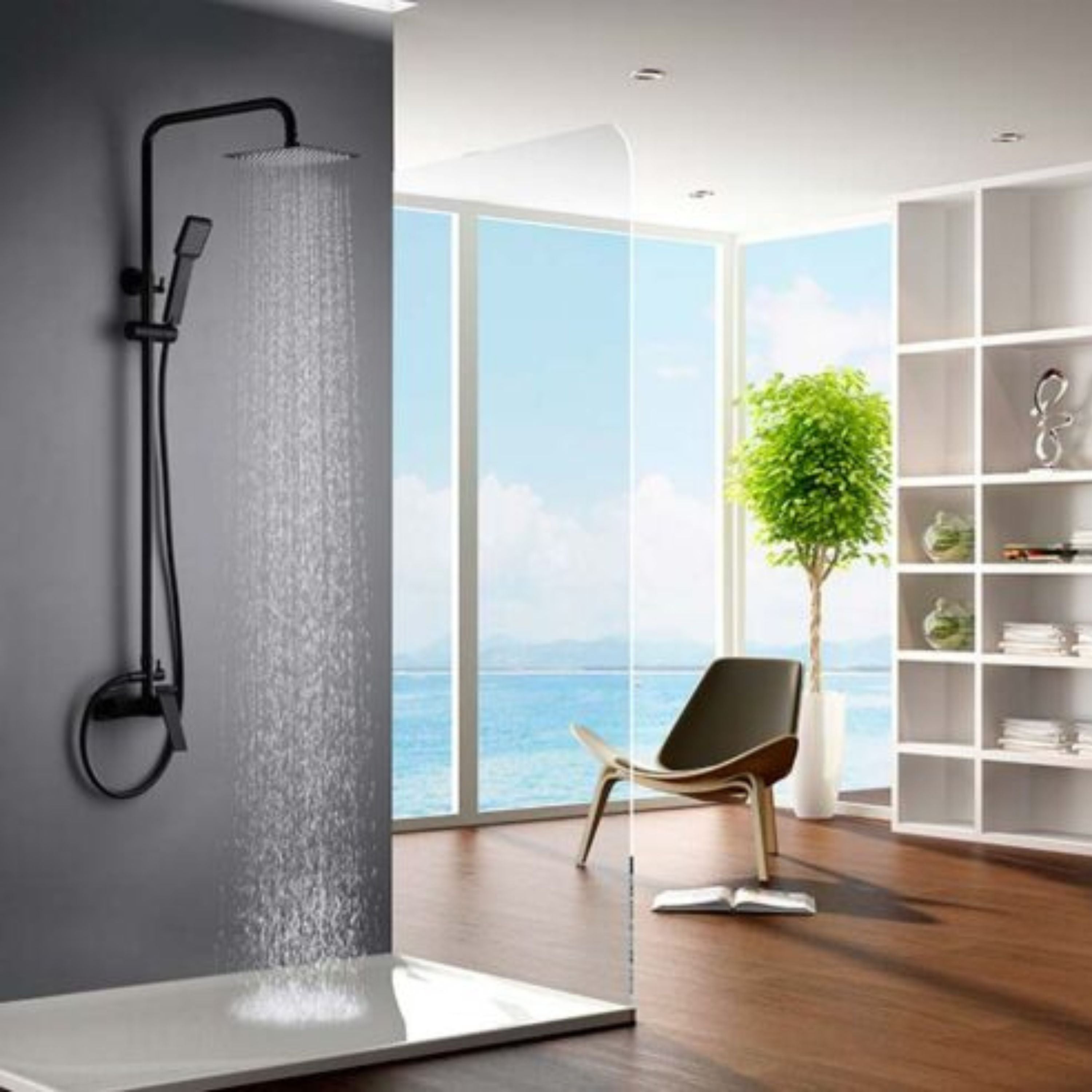 IMEX - Columna Ducha sin Grifo | Conjunto de Ducha y Bañera con ...