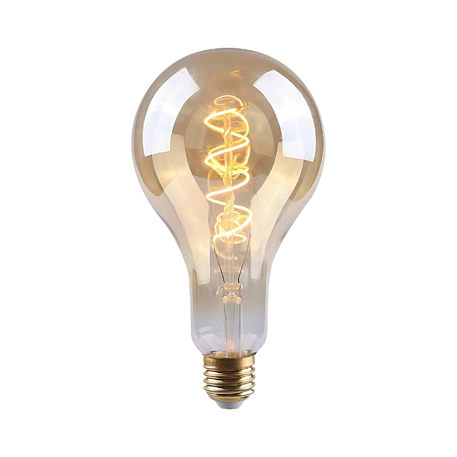 Ampoule LED Drop E27 4W Equi.17W 160lm Dimmable 2100K Or 15000H 7hSevenOn Vintage | Leroy Merlin