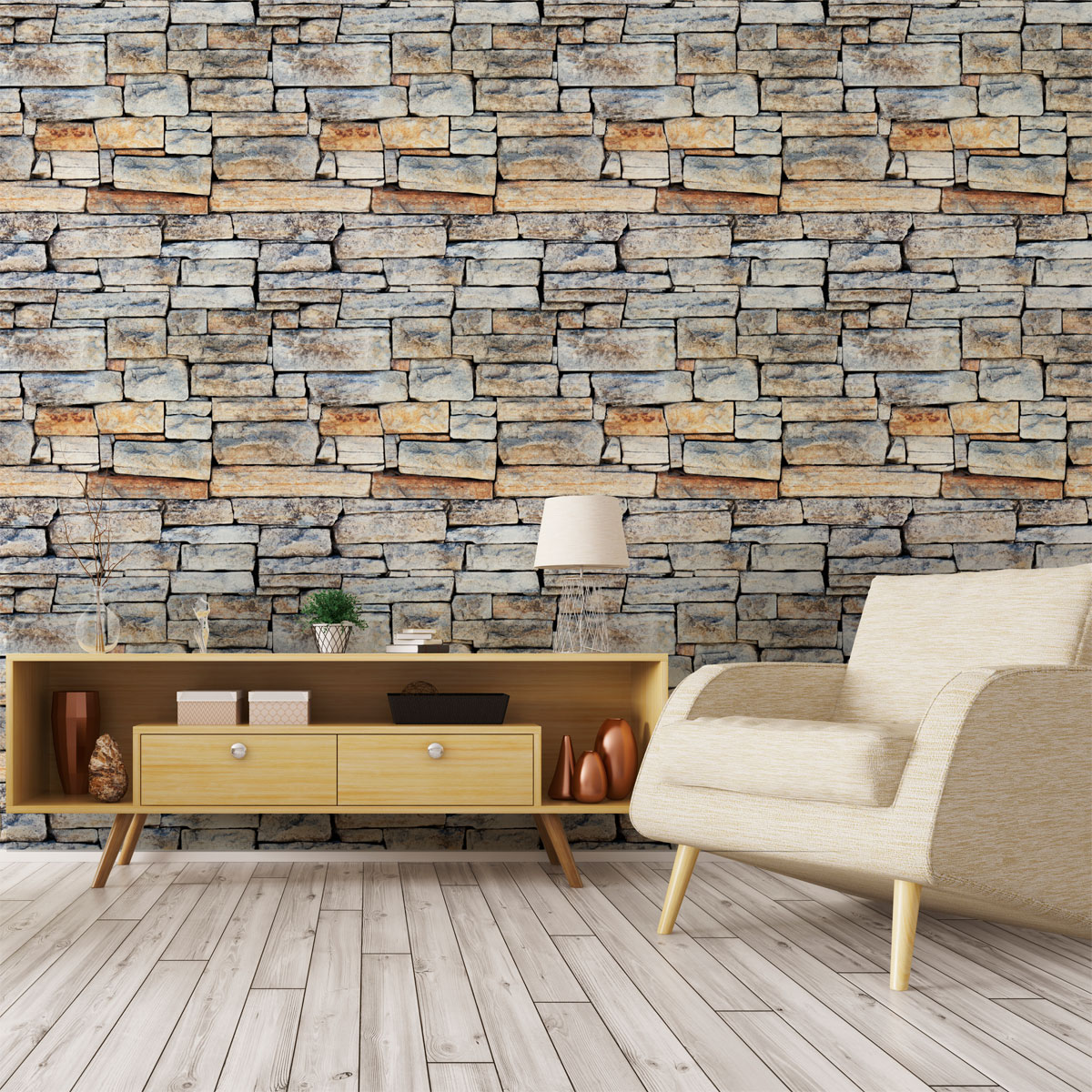 Vinilos material piedras de Carthage - adhesivo de pared ...