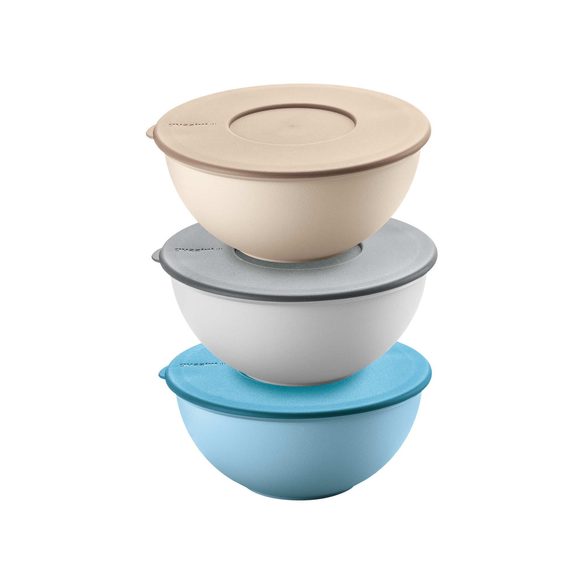 Fratelli Guzzini Set Di 3 Contenitori Con Coperchio, Blu, 16 cm | Leroy ...