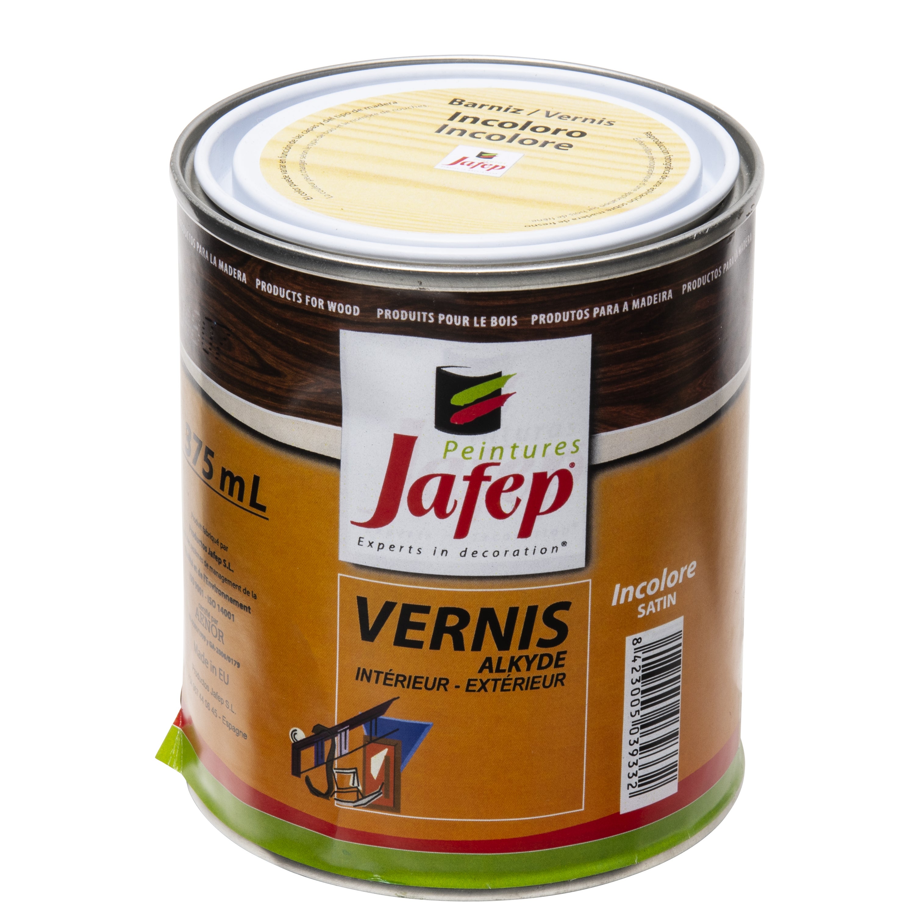 Vernis synthétique satiné incolore 375 ml | Leroy Merlin